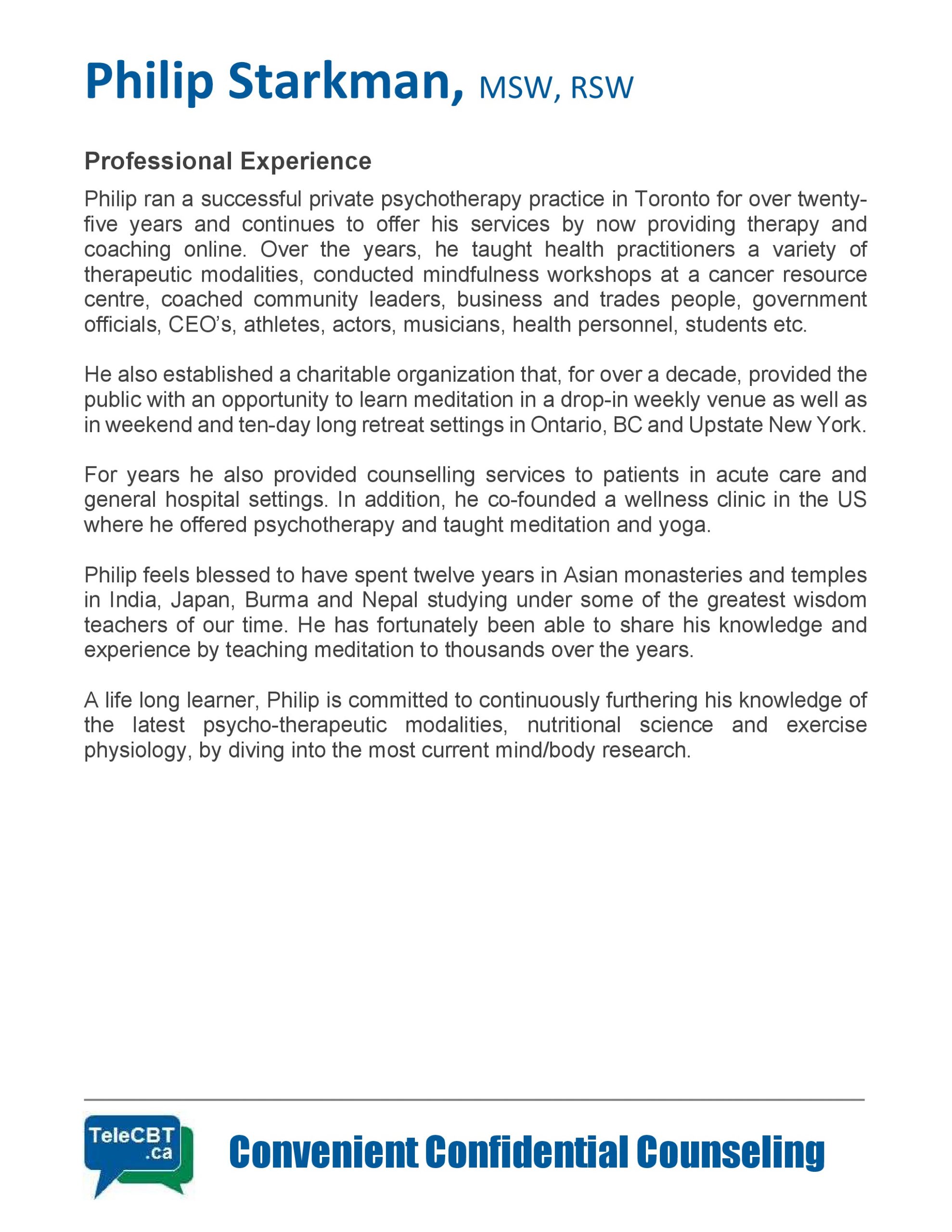 Our Team – TeleCBT